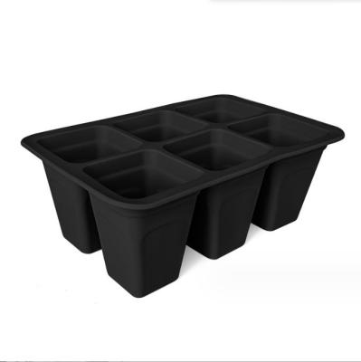 China Convenient Planting with Reusable Silicone Seed Starting Trays and Nursery Trays Lids for sale