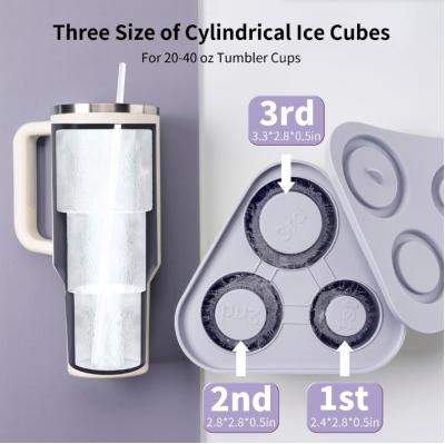 China Meterial 100% Food Grade Silicone Kitchen Accessories for Tumbler Cup Ice Cream Makers for sale