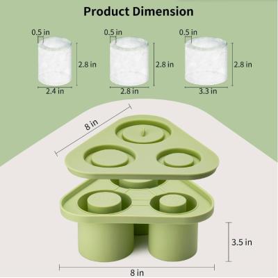 China Meterial 100% Food Grade Silicone Kitchen Accessories for Tumbler Cup Ice Cream Makers for sale