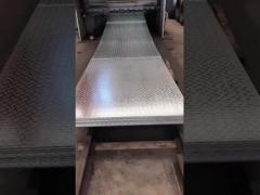 Naturally produced patterned galvanized steel sheet