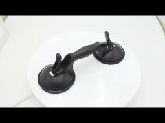 Germany Type Black color Two Cups Vacuum Glass Suction lifter, Glass Suction Plates