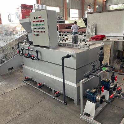China 1500L/H Integrated Automatic Dosing Device PAC/PAM Chlorine Acid Alkali Dosing for sale