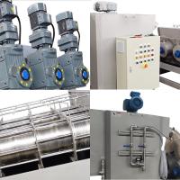 China Mobile Stacked Screw Sludge Dewatering Machine Automatic Screw Press for sale