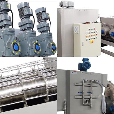 China Mobile Stacked Screw Sludge Dewatering Machine Automatic Screw Press for sale