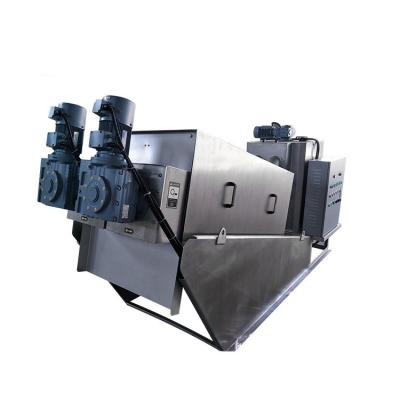 중국 자동 SS304 나선형 찌꺼기 탈수 기계 높은 이수 율 판매용