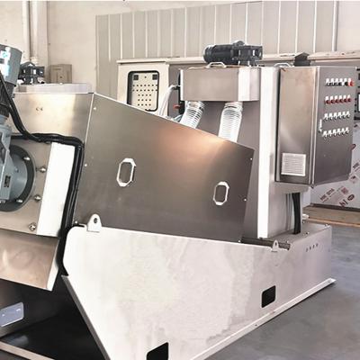 Cina Alto tasso di disidratazione della macchina a spirale automatica di disidratazione dei fanghi SS304 in vendita