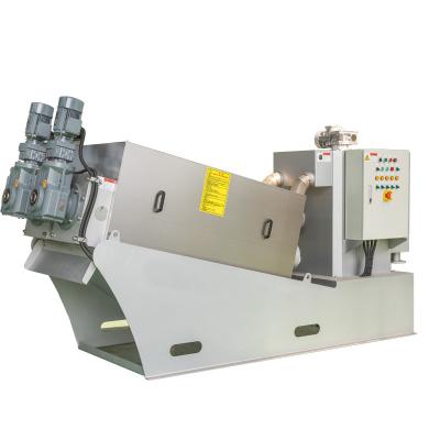 중국 기계 오니 처리 장치 SUS316L을 탈수하는 100m3/H 나선형 찌꺼기 판매용