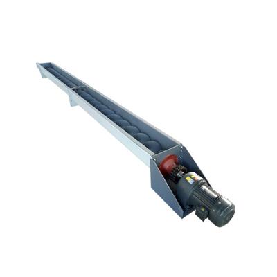 China 1~100m Length Automated Carbon Steel Shaftless Screw Conveyor For Cement Grain Powder for sale