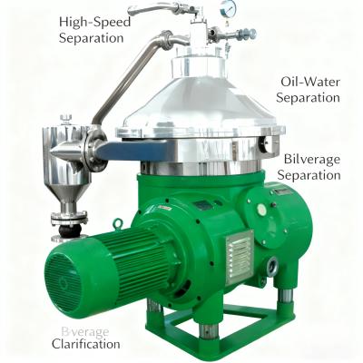 중국 산업용 고체와 액체의 연속 분리를 위한 자동 디스크 원심분리기 판매용