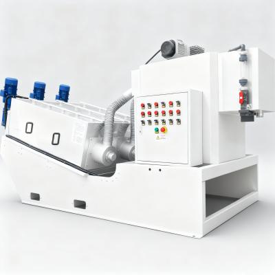 China Self Cleaning Sludge Thickening System Volute Sludge Dewatering Press for sale