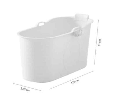 China 200L 120 x 53.5 x 61 cm Adult Bath Bucket XXL for sale