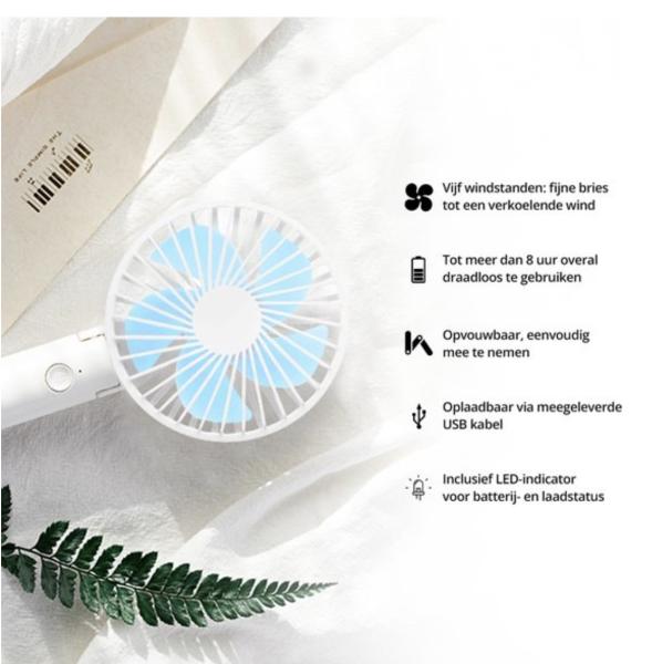 Quality Hand Fan - Portable Fan - Mini Fan Rechargeable - Small Portable Fan With USB for sale
