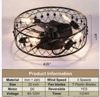 China Stylish and Functional Ceiling Fan Light for sale