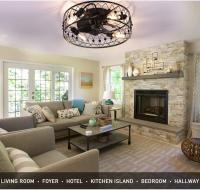 China Stylish and Functional Ceiling Fan Light for sale