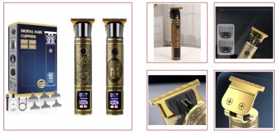 China Digitrim Pro Hair Clipper – 3-Speed LED Display for sale