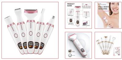 China BeautyAll 5-in-1 Digital Hair Remover – Painless & Washable for sale