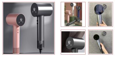 China SpeedGlow Digital Hair Dryer – Ion Care & Smart Control for sale