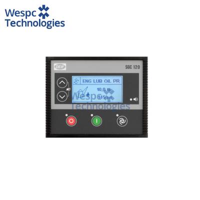 China WESPC Original SGC120 Genset Controller AMF Remote Monitoring CAN Modbus LCD for sale