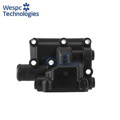 China WESPC 4133L027 Thermostat Housing for Perkins 1004 1004.4 1104 1106 Engines for sale