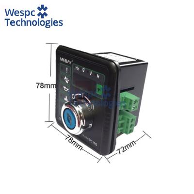 China WESPEC Original DC10G LED Digital Display Controller Multifunction Manual Start/Stop Control Panel for Generators Parts for sale