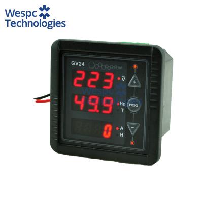 China WESPC Original GV24 MKII Diesel Generator Meter LED Display Frequency Meter for sale