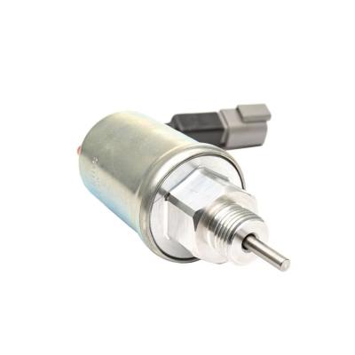 China WESPC T401132 Fuel Shut-Off Solenoid for Perkins Diesel Engines with Zinc-Plated Steel Housing for sale