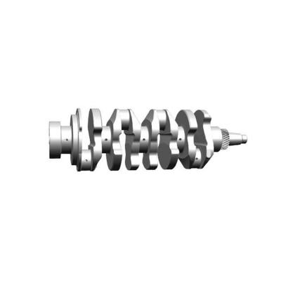 China WESPC T430998 Crankshaft Assembly for Perkins 404D Series - One Piece Forged Structure with High-Strength Alloy Steel and Precisely Ground Crank Pins for sale
