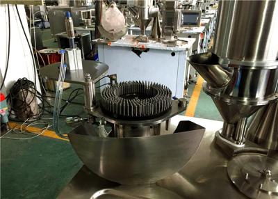 China Máquina de enchimento semi auto da cápsula do sistema de controlo do PLC para a empresa de pequeno porte à venda