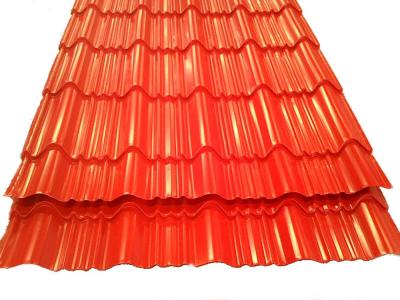 Cina 0.13mm zincano l'acciaio variopinto rivestito del tetto hanno ondulato lo strato per zincare l'acciaio ondulato galvanizzato in vendita