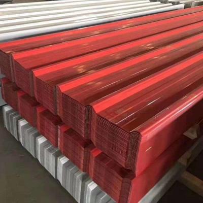 Cina GI GL zinc coatedl steel sheet Z275 galvanized steel corrugated roof panel in vendita