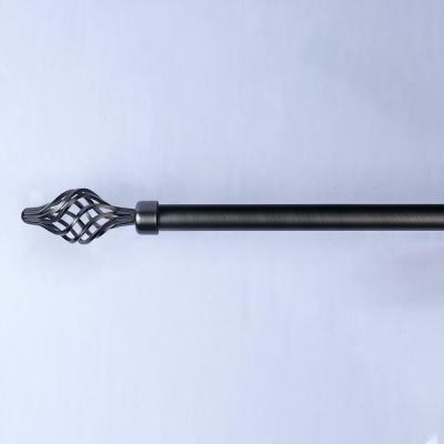 Cina Ferro Matte Black Pipe Curtain Rods con la decorazione domestica degli accessori in vendita