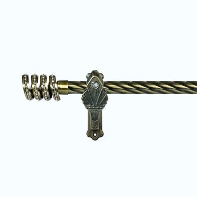 Cina forma tridimensionale del ferro del tubo delle aste della tenda di stile moderno multicolore del Finial in vendita