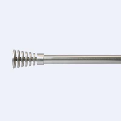 Cina Tubo di alluminio della tenda di stile moderno del cartone del pacchetto con i Finials personalizzabili dell'asta della tenda dei multi Finials capi di forma in vendita