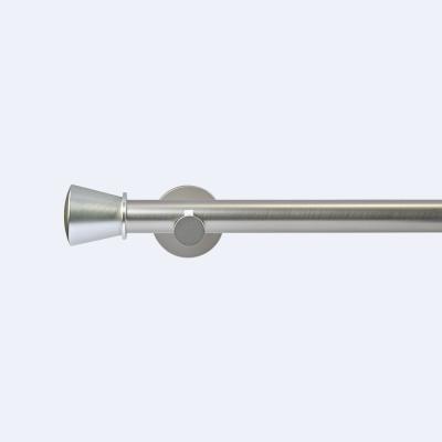 Cina Tenda Rod For Hotel di spessore 1.6m del Finial 0.5mm di tronco di cono del metallo in vendita