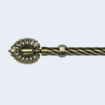 Cina Cortina di ferro Palo del Finial 6m della coda del pavone dell'Anti-ottone 28mm con gli interi accessori stabiliti in vendita