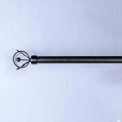 China 28mm Adjustable Length Curtain Rod Finials Set Home Decoration for sale
