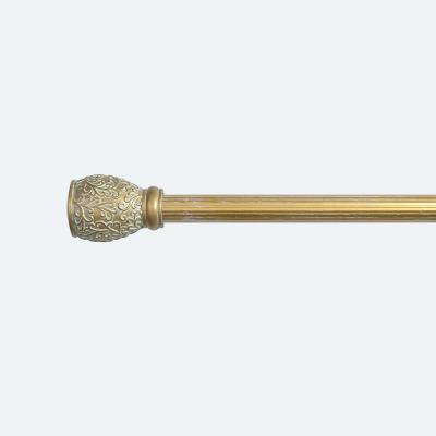 Cina Tenda classica Rod Finials Curtain Rod Set di colore 28MM dell'oro in vendita