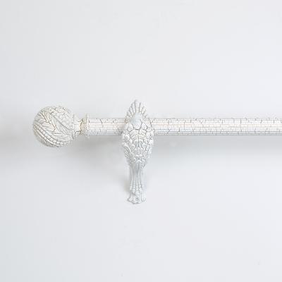 Cina Tenda su ordinazione Rod Finials del fiore della foglia di Rod Set Single Bracket Four della tenda in vendita