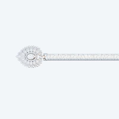 China 28mm Pipe Curtain Pole Single And Double Curtain Rod Windows Accessories for sale