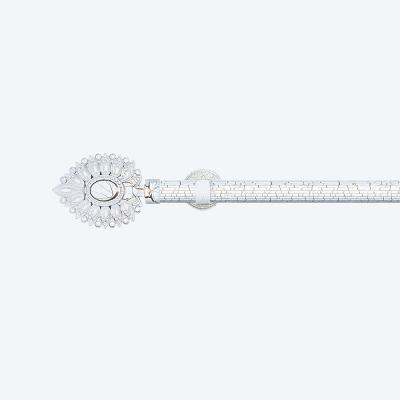 China 28mm Pipe Curtain Pole Single And Double Curtain Rod Windows Accessories for sale
