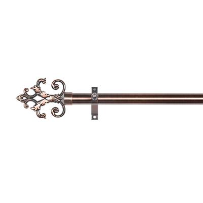 China 28MM van het de Pijpgordijn van het Diameterijzer van de de Stavenbloem de Vorm Finial voor Binnenhuisarchitectuur Te koop