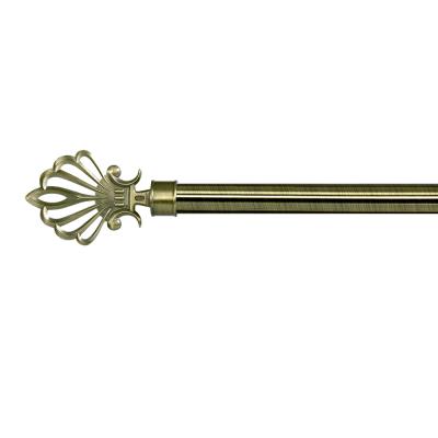 Cina Tenda normale bronzea Rod With Aluminum Finial For Decortation dell'interno in vendita