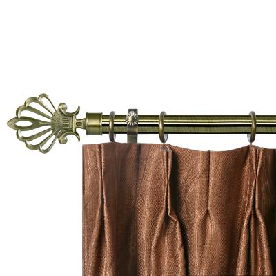 Cina Tenda normale bronzea Rod With Aluminum Finial For Decortation dell'interno in vendita
