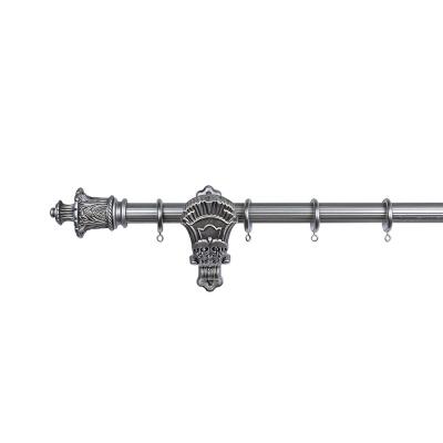 China De regelbare Toebehoren van het Gordijnrod set curtain finial home van het Lengtealuminium Te koop