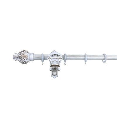 China 28mm Hars Vier het Gordijn Opgezet Rod Finials Retro Style Wall van de Bladerendouane Te koop