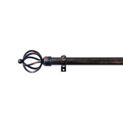 China Gemakkelijke het Installeren Staaf 6M van het Metaalgordijn Single Bracket For-Decoratiewinkel Te koop