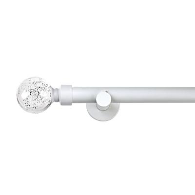 Cina La palla su misura di Rod With White Color And della cortina di ferro di dimensione modella i Finials per l'hotel in vendita