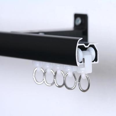 China Office Ceiling Mounted Multifunction Curved Curtain Rail Tracks for sale