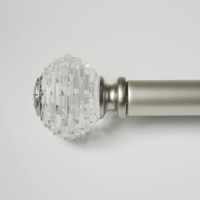 China KIEI EP-005 de Eenvoudige Geschilderde Hars Finials 60-300 van het Stijlgordijn Staaf van de de Pijpverf van het MM.lengte Ijzer van het Metaalpool de Kleur van Sn Te koop