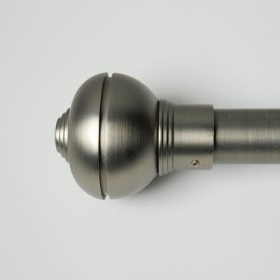 中国 65 x 15 x 15 cmの鉄の無光沢の黒い管のカーテン・レール 販売のため